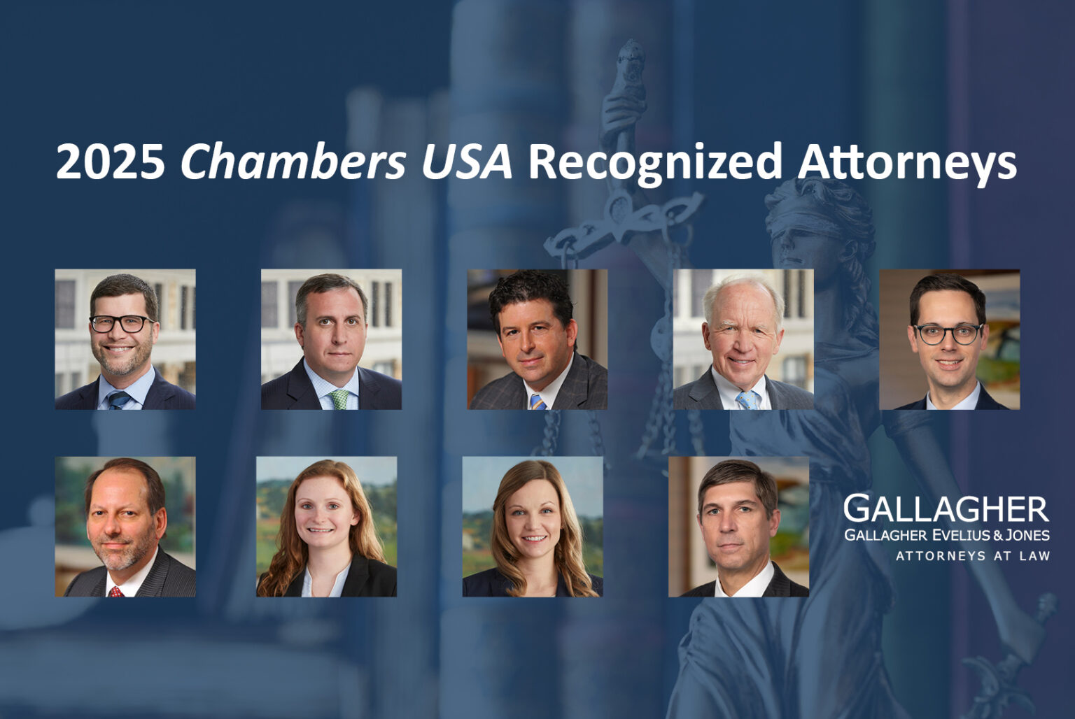 Gallagher Attorneys Recognized in 2025 Chambers USA Guide - Gallagher LLP